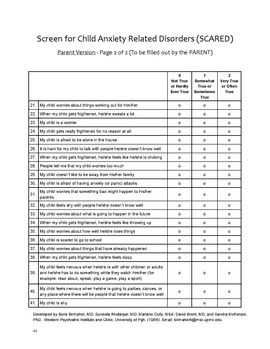File:SCARED - Parent Version.pdf - UofL General Peds
