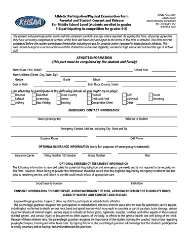 JCPS Forms - UofL General Peds